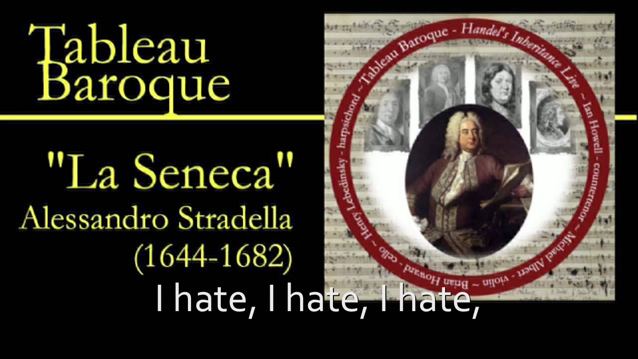 "La Seneca" by Stradella - Ian Howell Countertenor with Tableau Baroque ...