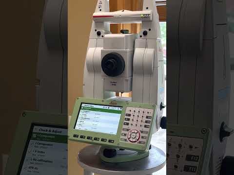 How to calibrate total station in few minutes - YouTube
