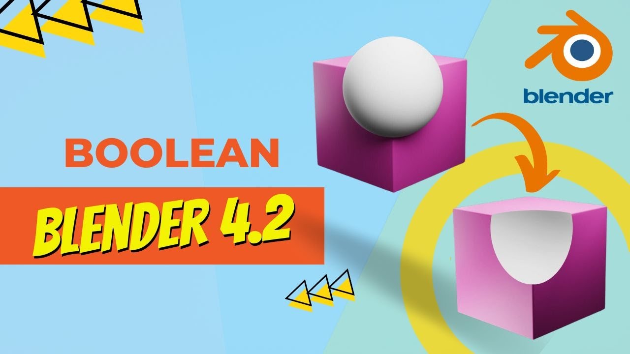 Como usar Boolean no Blender 4.2 | Tutorial em Português - YouTube