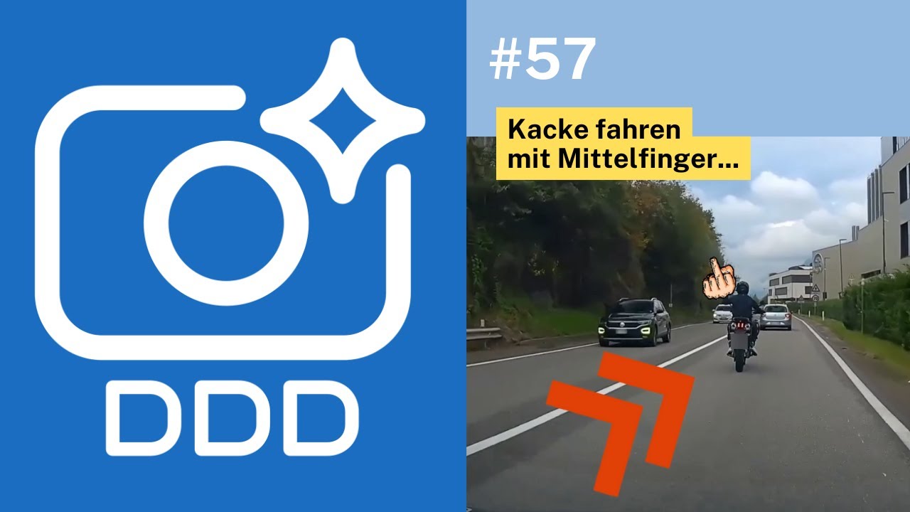 DDD #57 | Lebensmüde auf dem Zweirad | Beinahe-Crash auf Autobahn ...