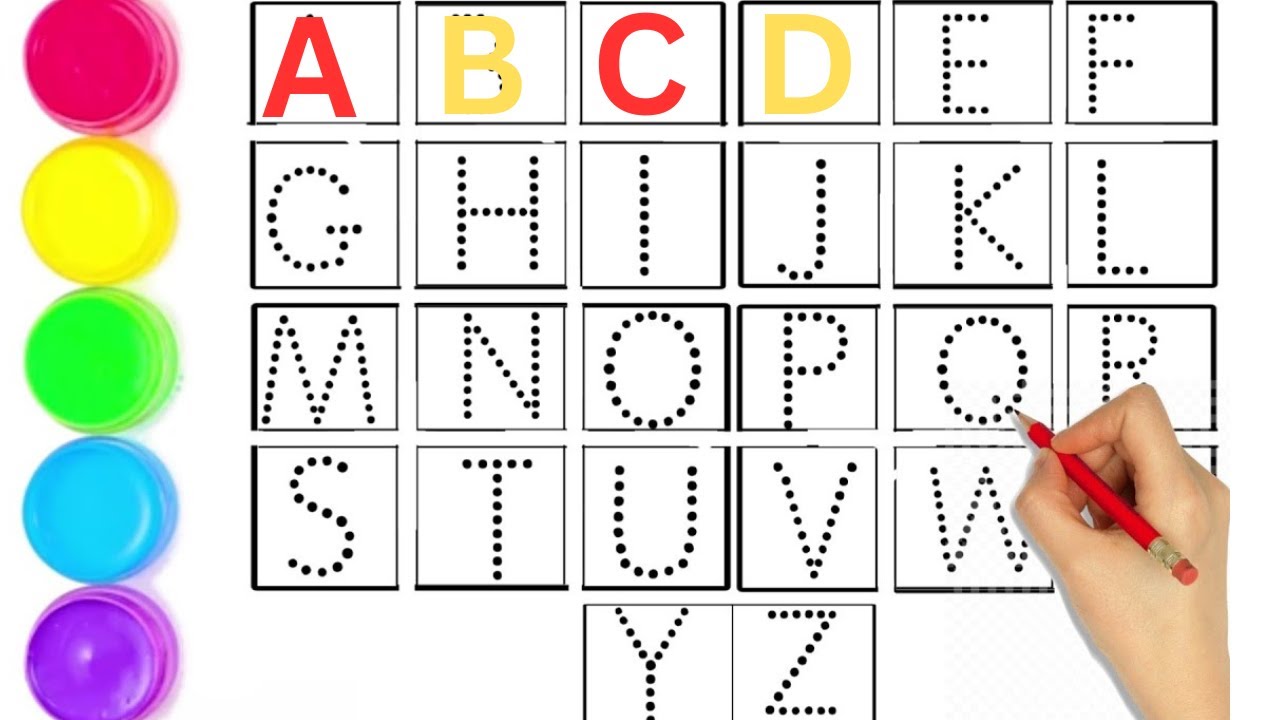 abcd| A for apple B for ball c for cat| learn to write alphabets ...