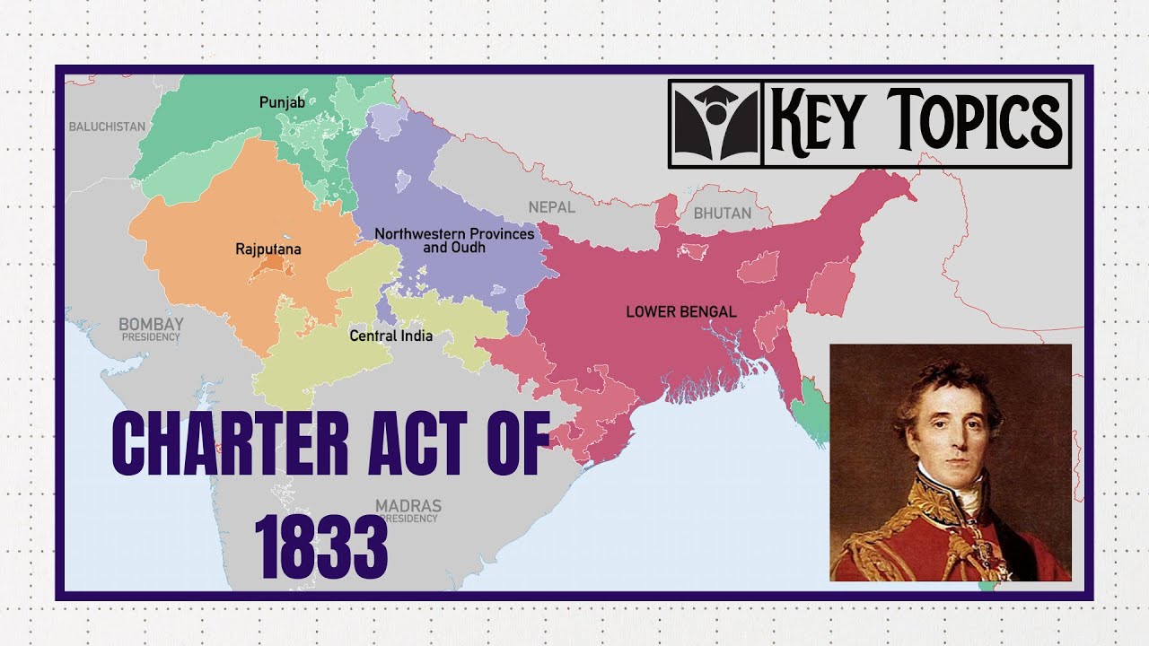 CHARTER ACT 1833 EXPLAINED IN HINDI | SAINT HELENA ACT 1833 | UPSC 2022 ...
