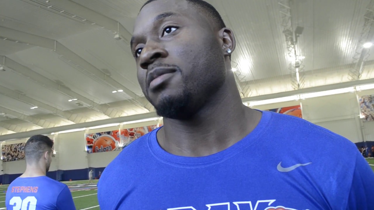 Duke Dawson speaks at UF Pro Day - YouTube