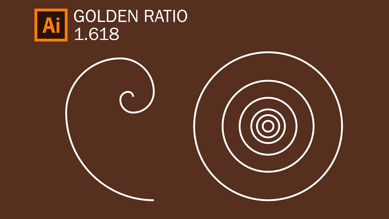 How to Manually Create/Draw a Golden Ratio in Adobe Illustrator CC ...