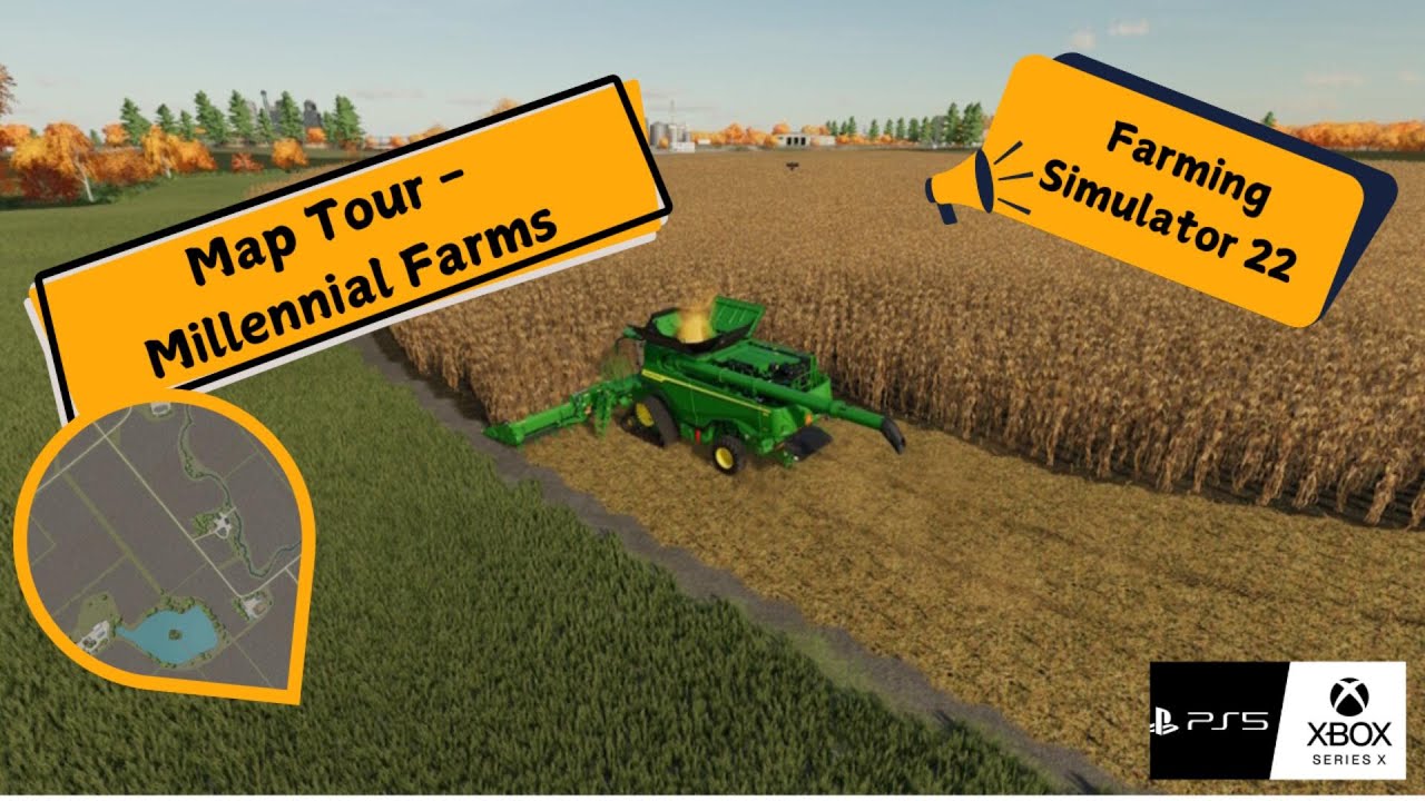 Millennial Farms MF Map Tour #farmingsimulator22 - YouTube