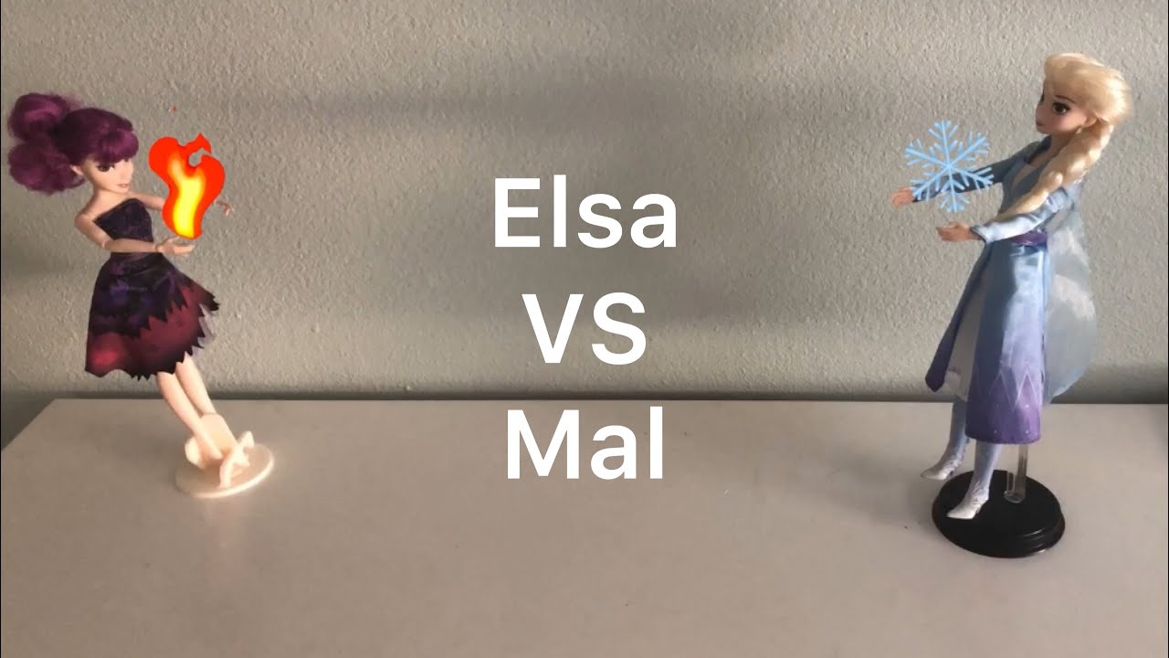 Mal V.S Elsa! | Doll Stop Motion | - YouTube
