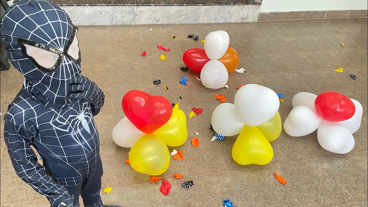 Venom popping balloons - YouTube