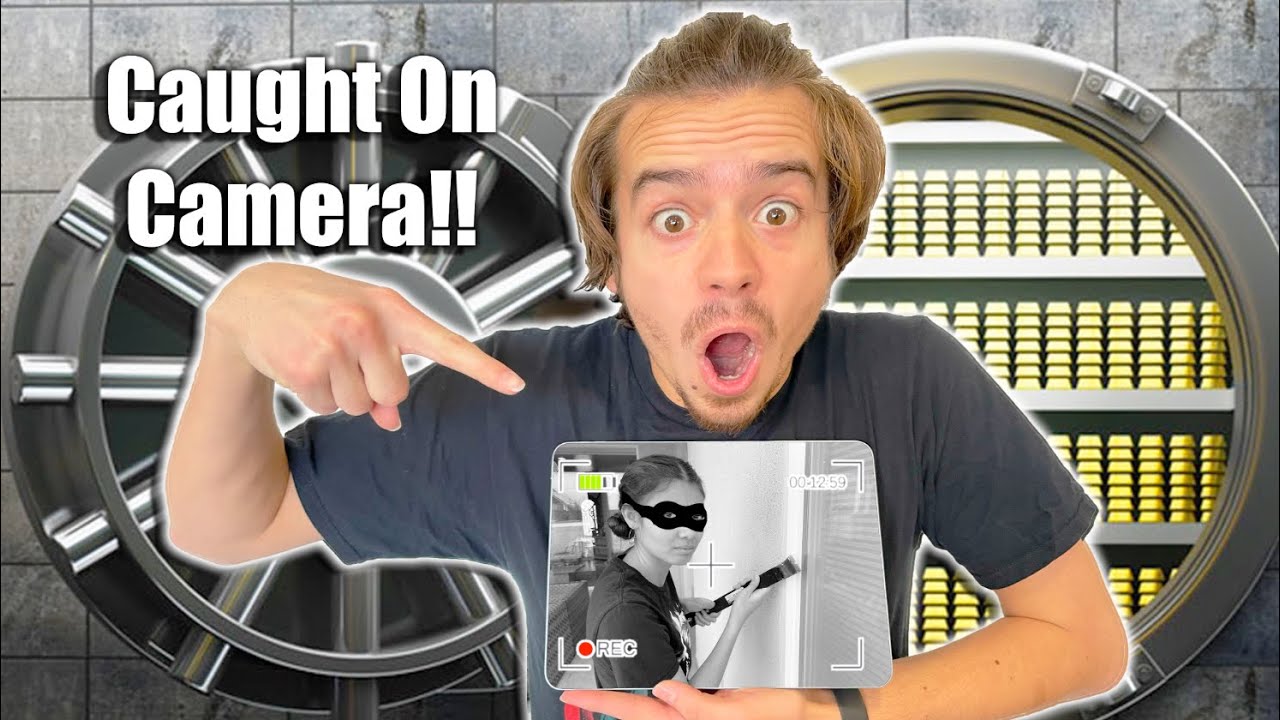 THIEF CAUGHT on Security Camera!! - YouTube