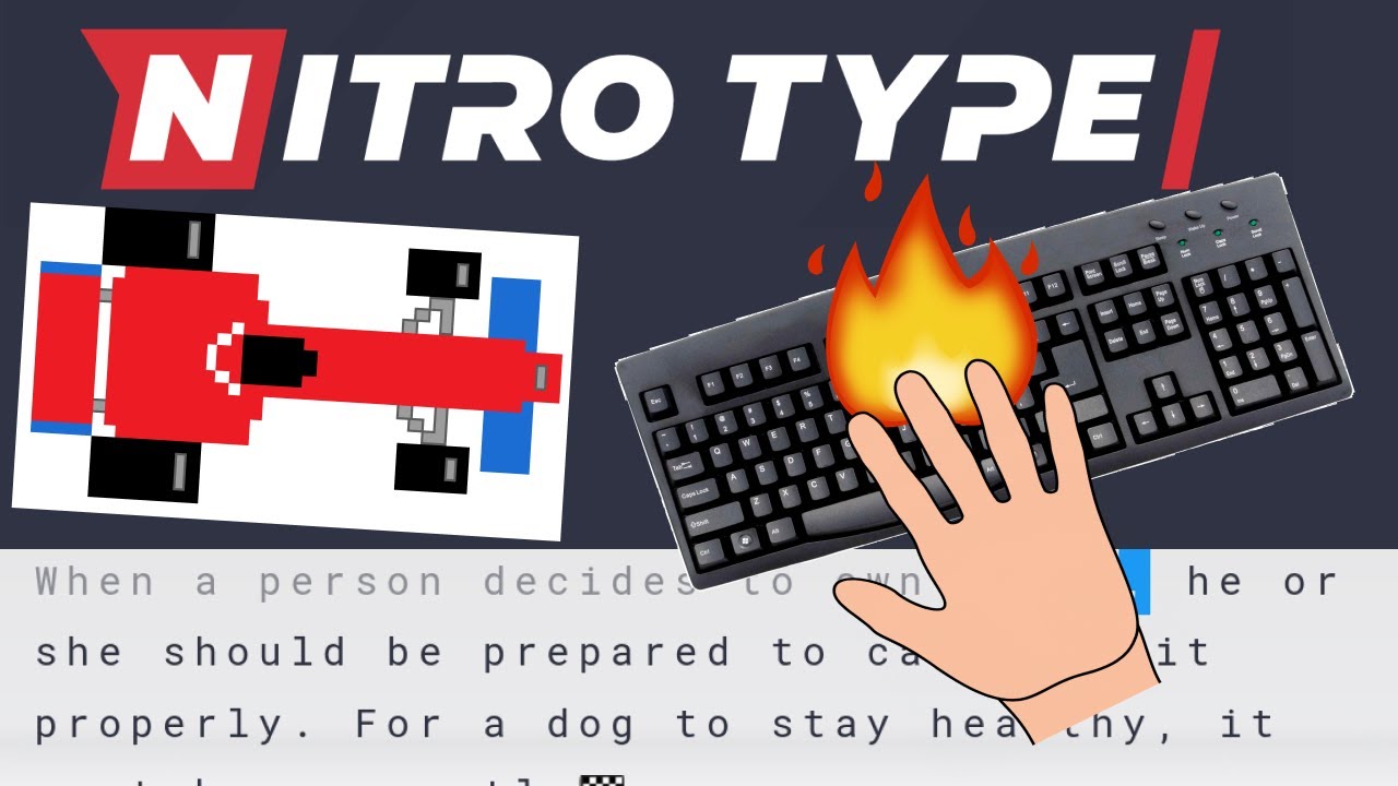 How I Became The Fastest Typer on NitroType.com With Python - YouTube
