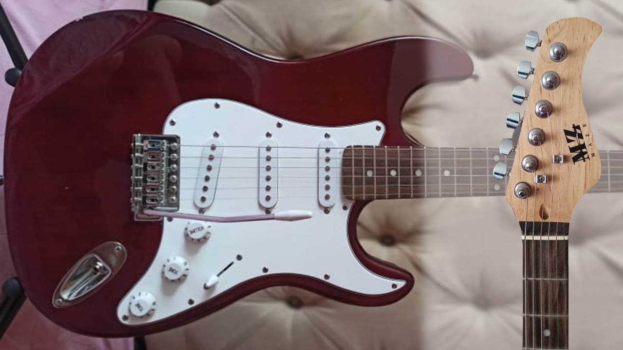 Guitarra Stratocaster MZ Maze - YouTube