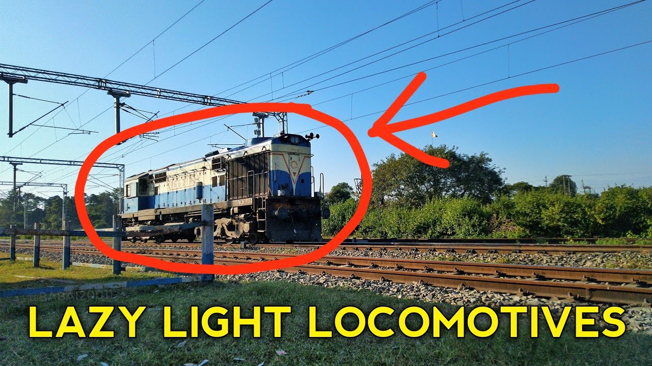 LAZY Light Locomotives of INDIAN RAILWAYS : WDM3A + WDP4D + WDG4 ...
