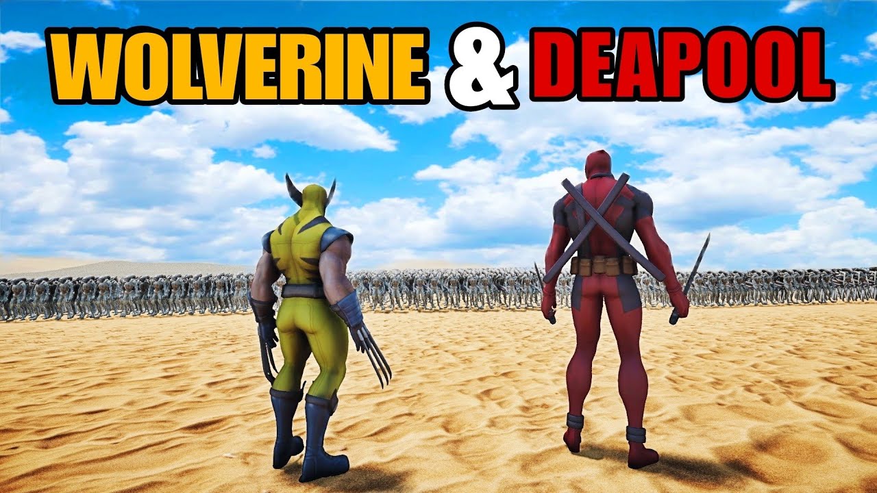 DEADPOOL & WOLVERINE VS 2 MILLION ALIENS | Ultimate Epic Battle ...