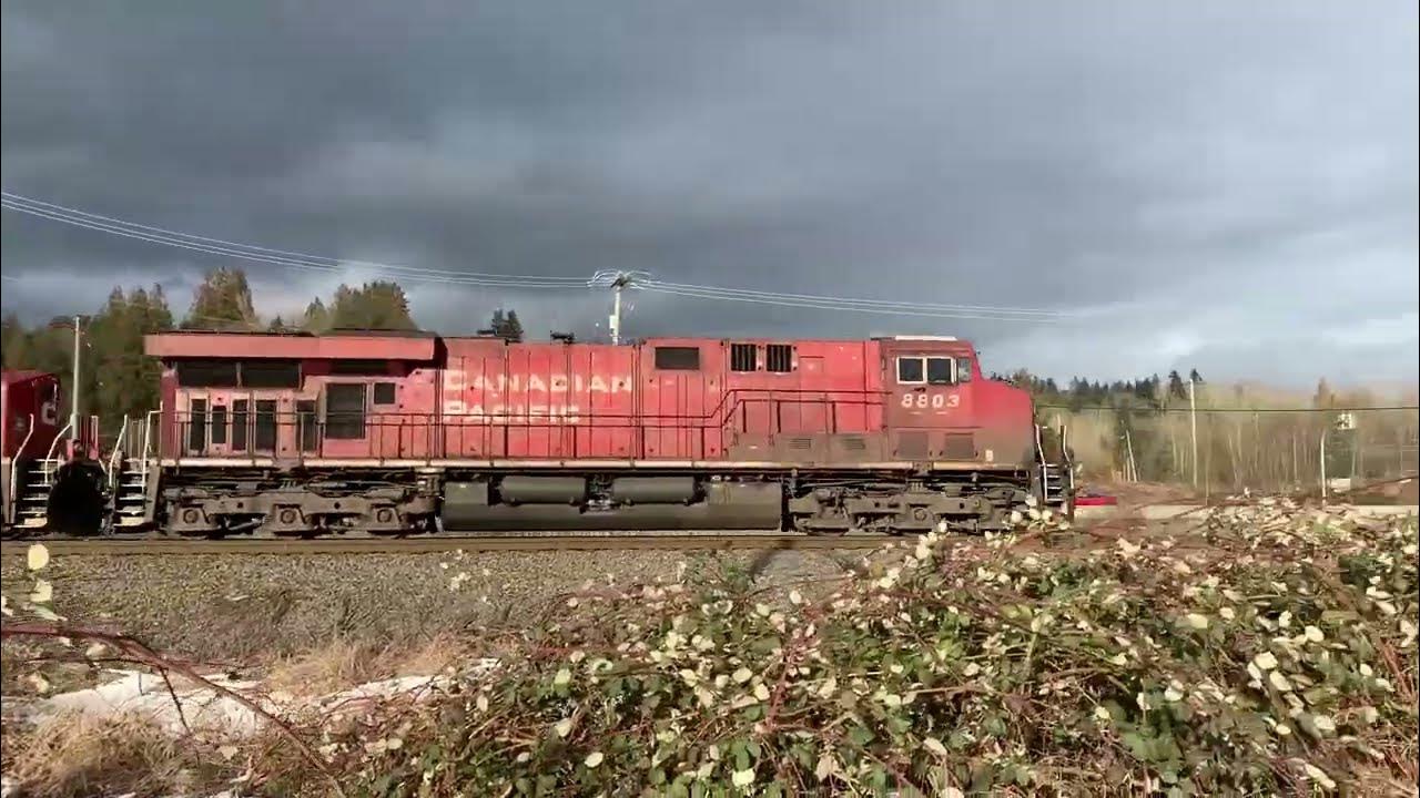 WHAT IS THAT HORN?! CP 8803 at Nelson Street (03/02/23) - YouTube