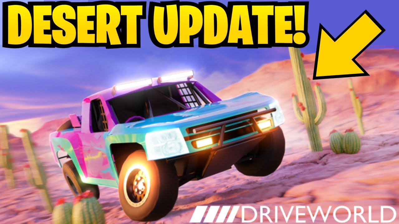 NEW DESERT UPDATE in Drive World! - YouTube