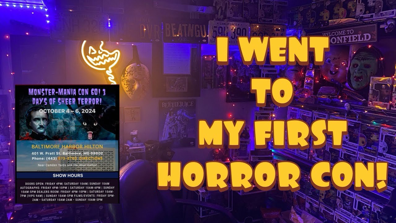 My FIRST Horror Con! Monster-Mania Baltimore 2024 - YouTube