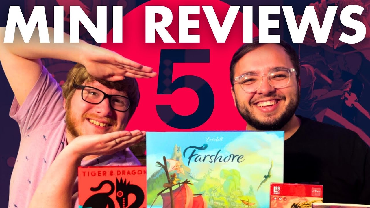 5 Mini Board Game Reviews | Pluto Reviews?? - YouTube