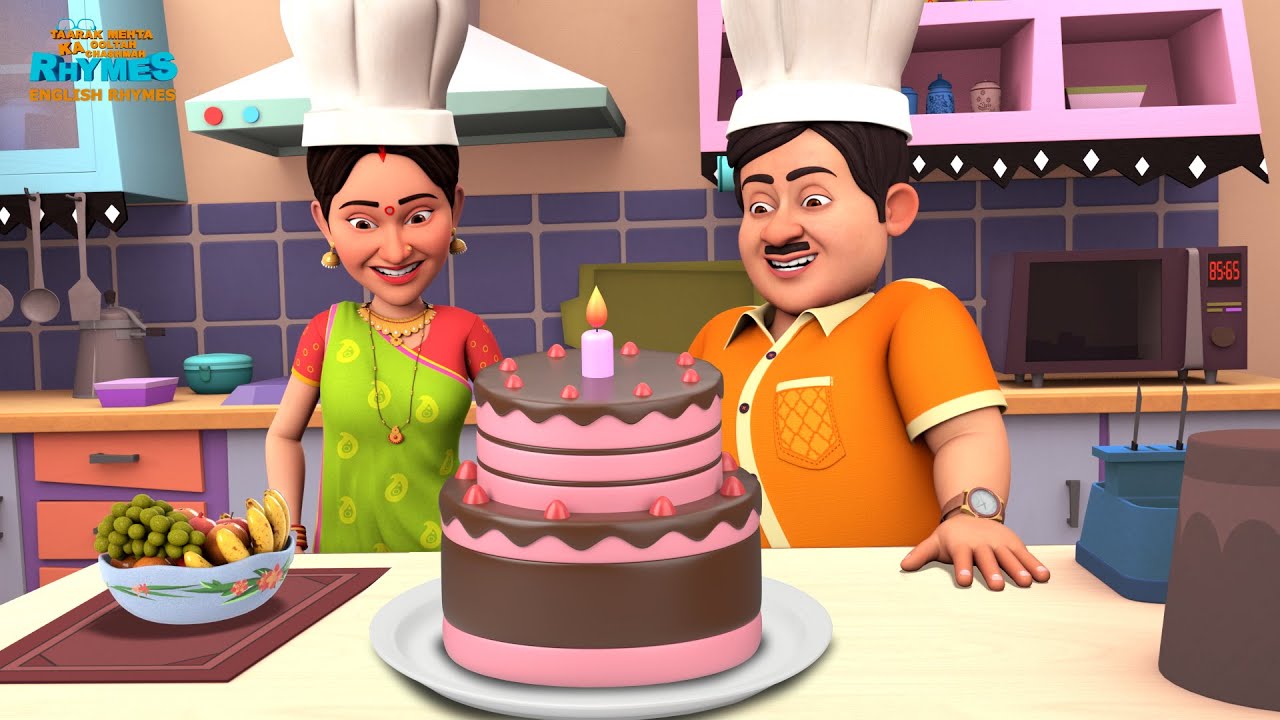 Pat a Cake Song |Taarak Mehta Ka Ooltah Chashmah English Rhymes - YouTube