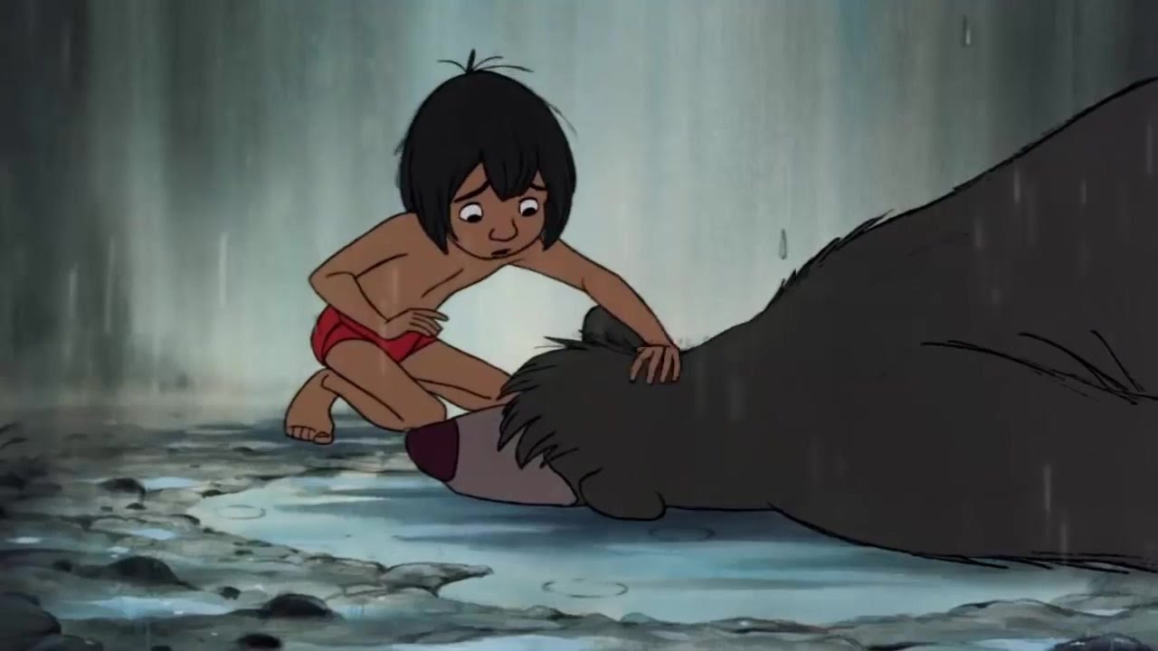 The Jungle Book ♪ Baloo's 'death' HD ♥ Cartoon For Kids - YouTube