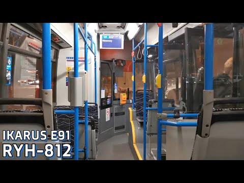 Utazás egy Ikarus E91-el a 121-es vonalon - YouTube