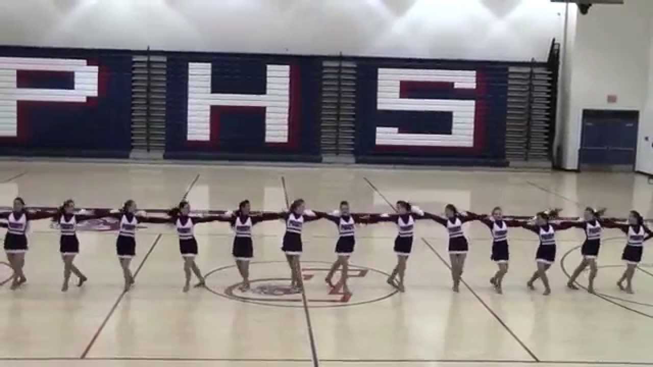 PHS Varsity Pom Routine 2014 - YouTube