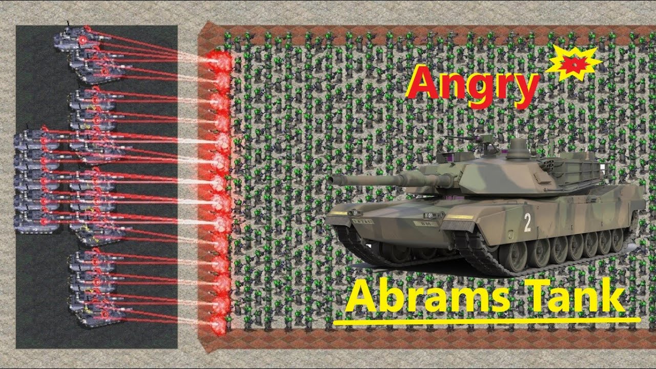Making 20 Abrams Tanks *Angry* : Red Alert 2 Mental Omega - YouTube