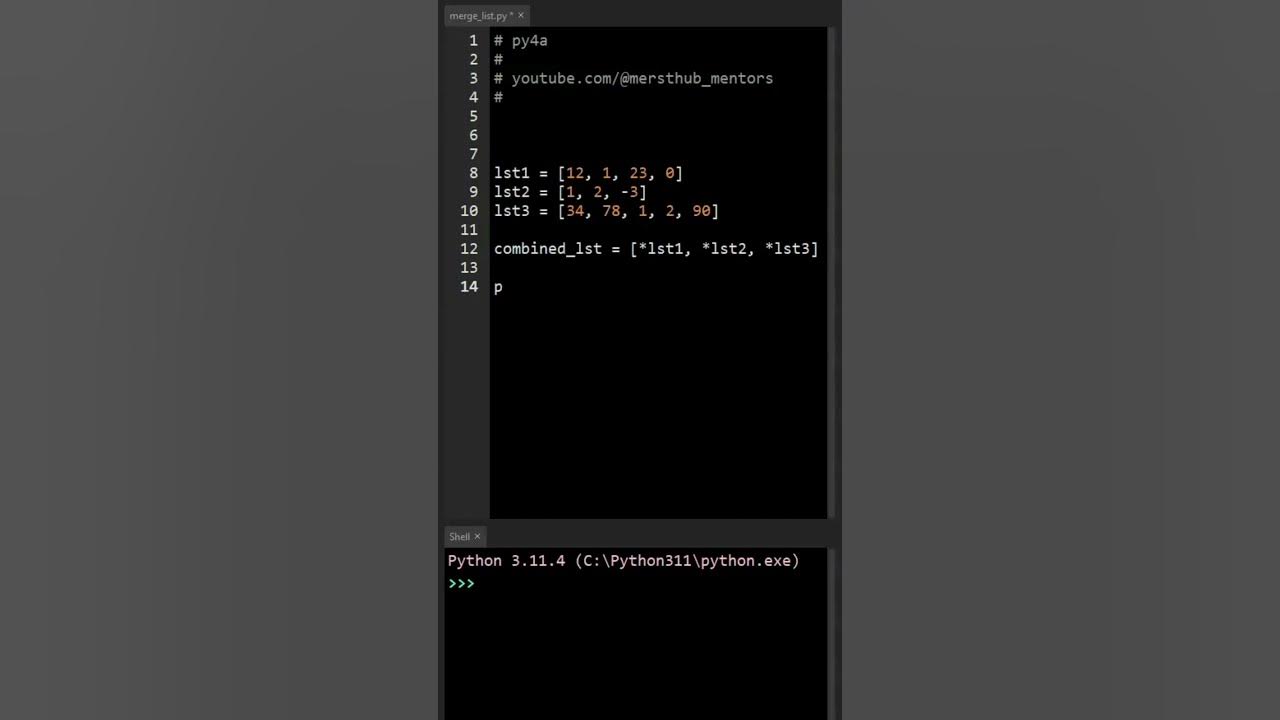 Best Way To Merge Multiple Lists In Python Tips Youtubeshorts Python Youtube