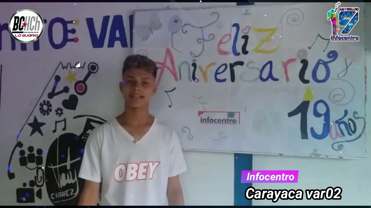Integrante de la Brigada CHch Gaudy Rodriguez Felicita a Infocentro por ...