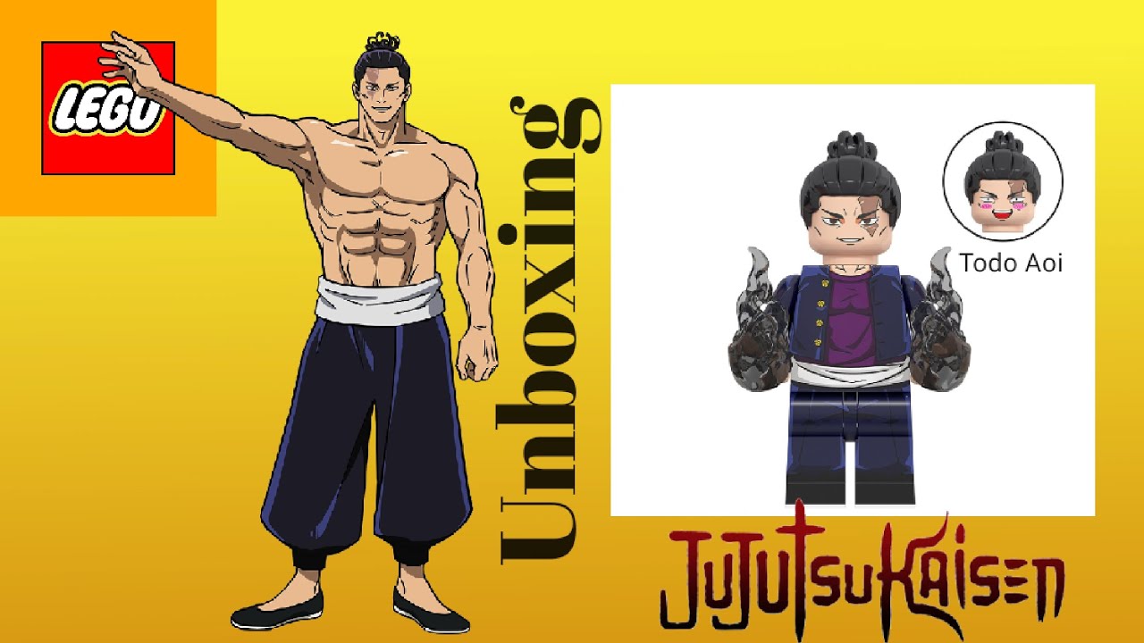 Unboxing and Rebuilding Todo Aoi Lego Minifigure from Jujutsu Kaisen ...