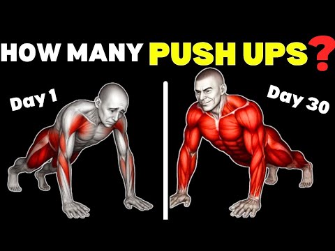 5 Minute Workout | How Many Push Ups a Day to Gain Muscle | Push Ups ...