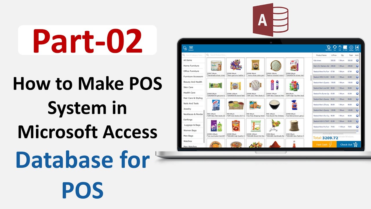 How To Make POS In Microsoft Access Part 02 Database For POS YouTube How To Make POS In Microsoft Access Part 02 Database For POS YouTube