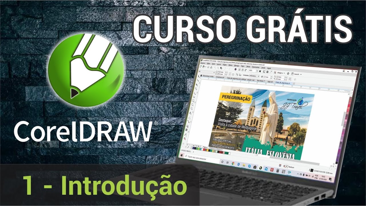 CURSO GRÁTIS - Corel pra todos - Aula 1 - introdução Corel Draw - YouTube