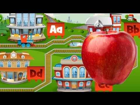 abc alphabet train game || a for appal || b for boll || abcd alphabet ...