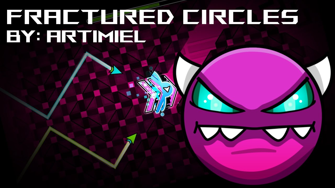 Geometry Dash | Fractured Circles (Medium Demon) - YouTube