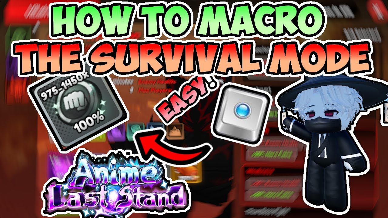 How To Macro The Survival Mode In Anime Last Stand! - YouTube