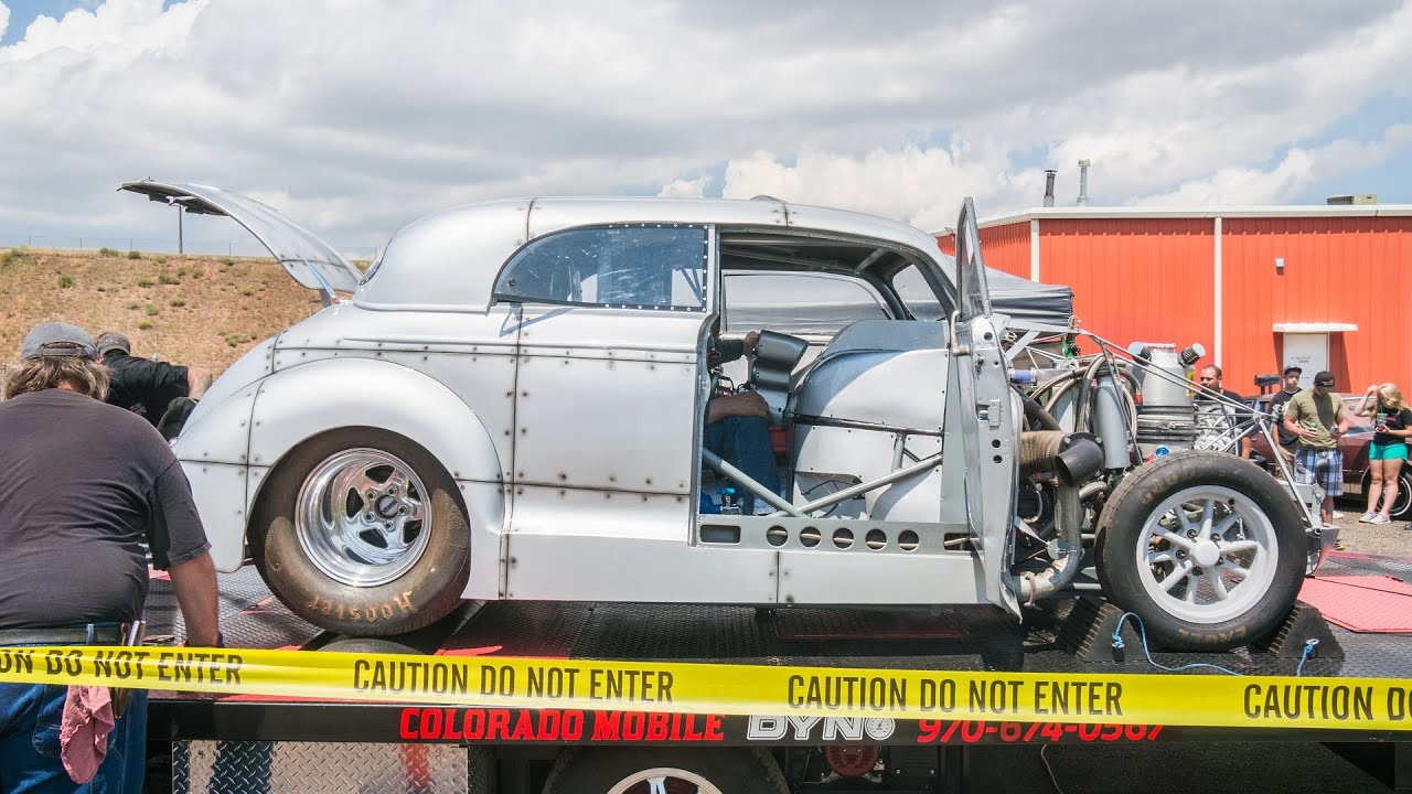 1960 Morris Minor Drag Car Dyno - YouTube