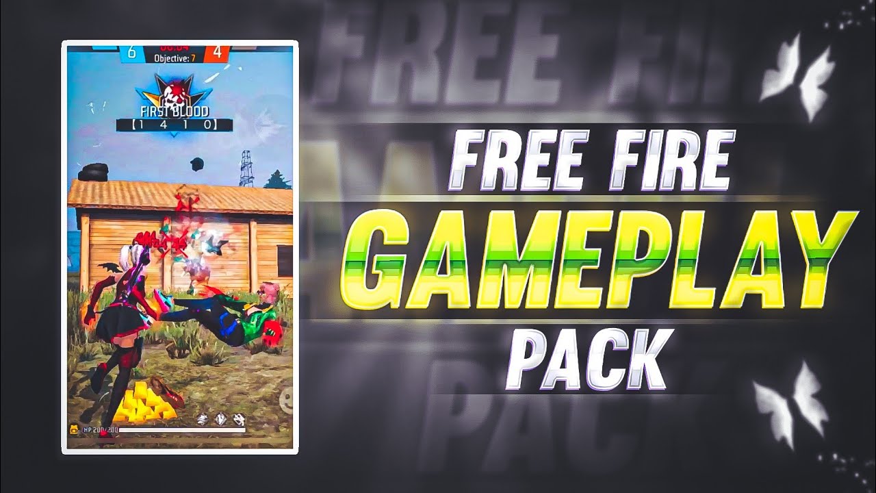 1410 Gaming Free Fire Gameplay Pack 📲| Free To Use Free Fire Gameplay ...