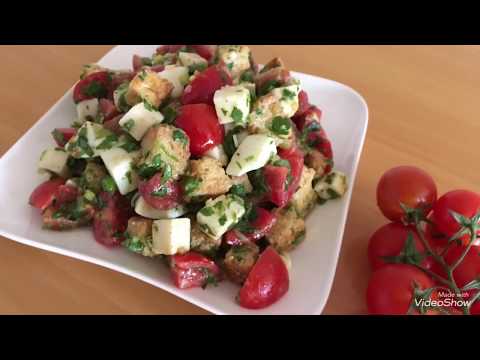 Лёгкий салат с сухариками⁄Yengil suxari qo’shilgan salat