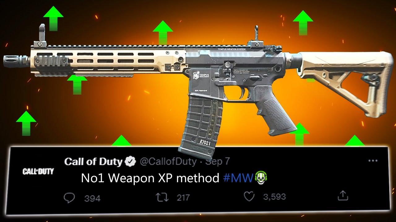 MAX ANY GUN IN 1 GAME in MW2 ( Insane Broken Weapon XP FARM In MW2 ...