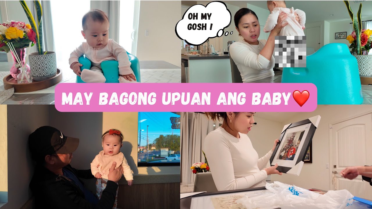 VLOG | MAY BAGONG UPUAN SI BABY PERO MAY NANGYARI | NAKA BILI NA NG PICTURE FRAME # ...