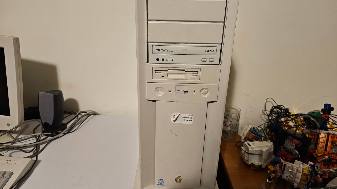 Gateway 2000 P5-166XL Windows 95 Installation - YouTube