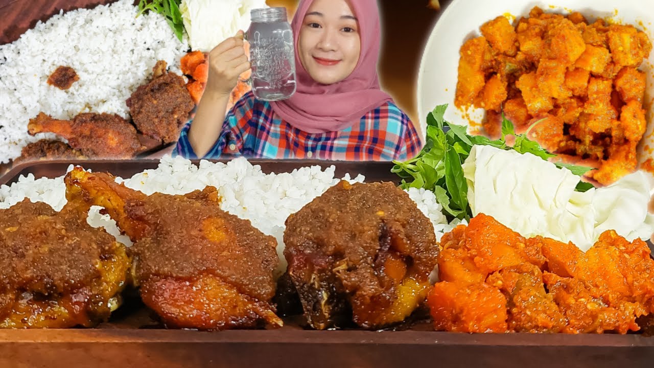 SAHUR PERTAMA PAKE MENU MUNGGAHAN 🍗 AYAM KAMPUNG BUMBU HITAM MADURA ...