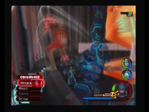 Kingdom Hearts 2 Low Level - Sark and MCP (Boss 34 - Part 1/2) - YouTube