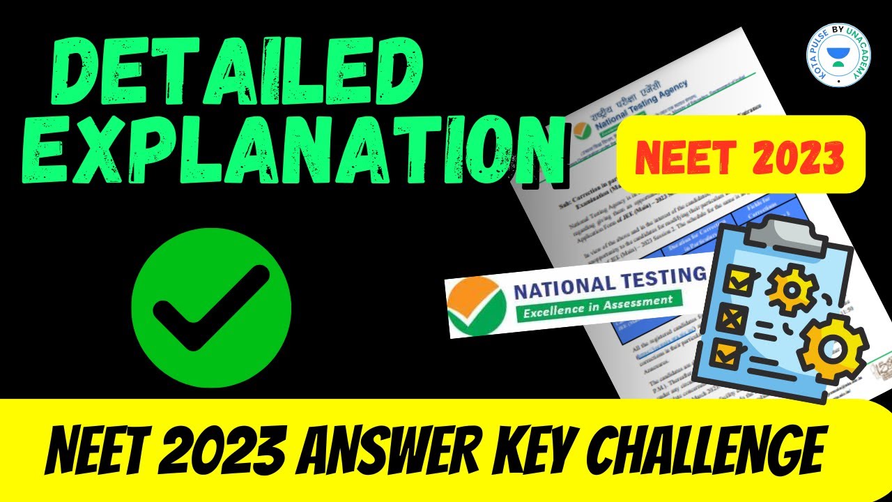 Can You Challenge NEET 2023 Answer Key | Kota Pulse by Unacademy - YouTube