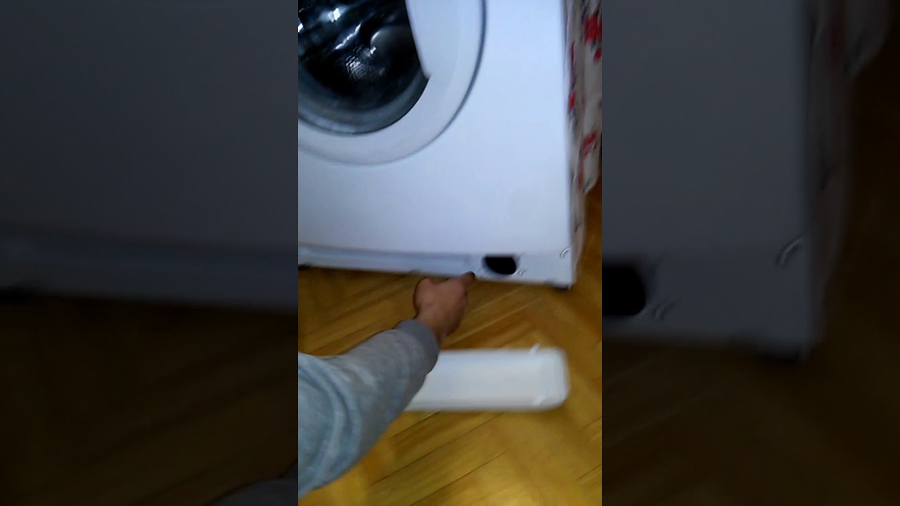 Comment vidanger votre machine a laver - YouTube