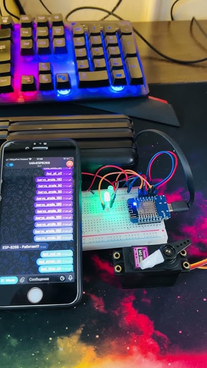Управление ESP-8266 через telegram bot #arduino #telegram #esp8266 - YouTube