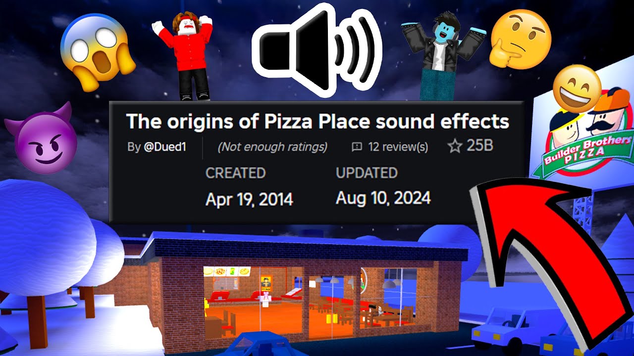 The Origins of Roblox Work at a Pizza Place Sound effects - YouTube