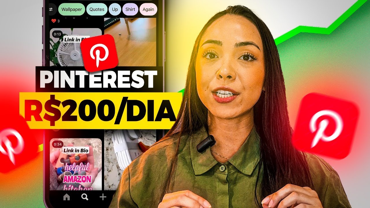 Como Ganhar R 200 Dia Usando O Pinterest Ganhar Dinheiro Em Casa Pela