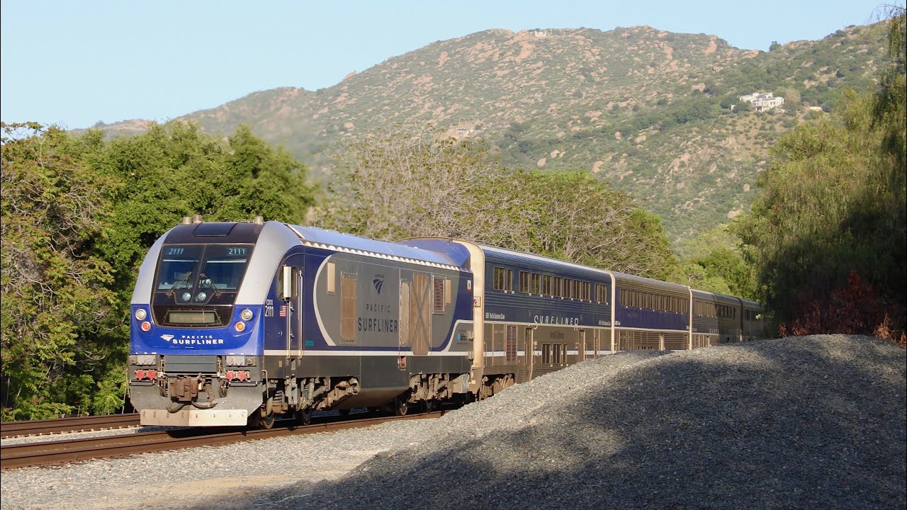 Trains On The Ventura County Line! (Ft. SCAX 873, P42s) - YouTube