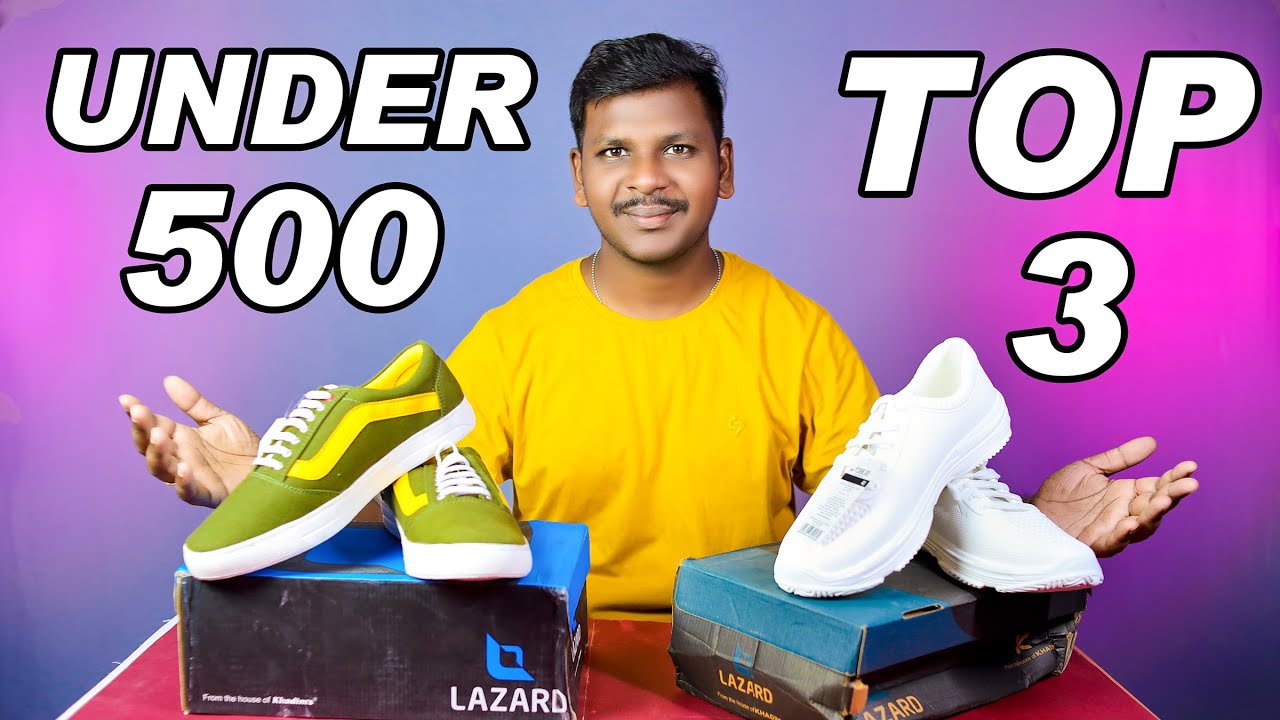 UNBOXING: Top 3 Shoes/Sneakers For Men / Review In Telugu / 2024 ...