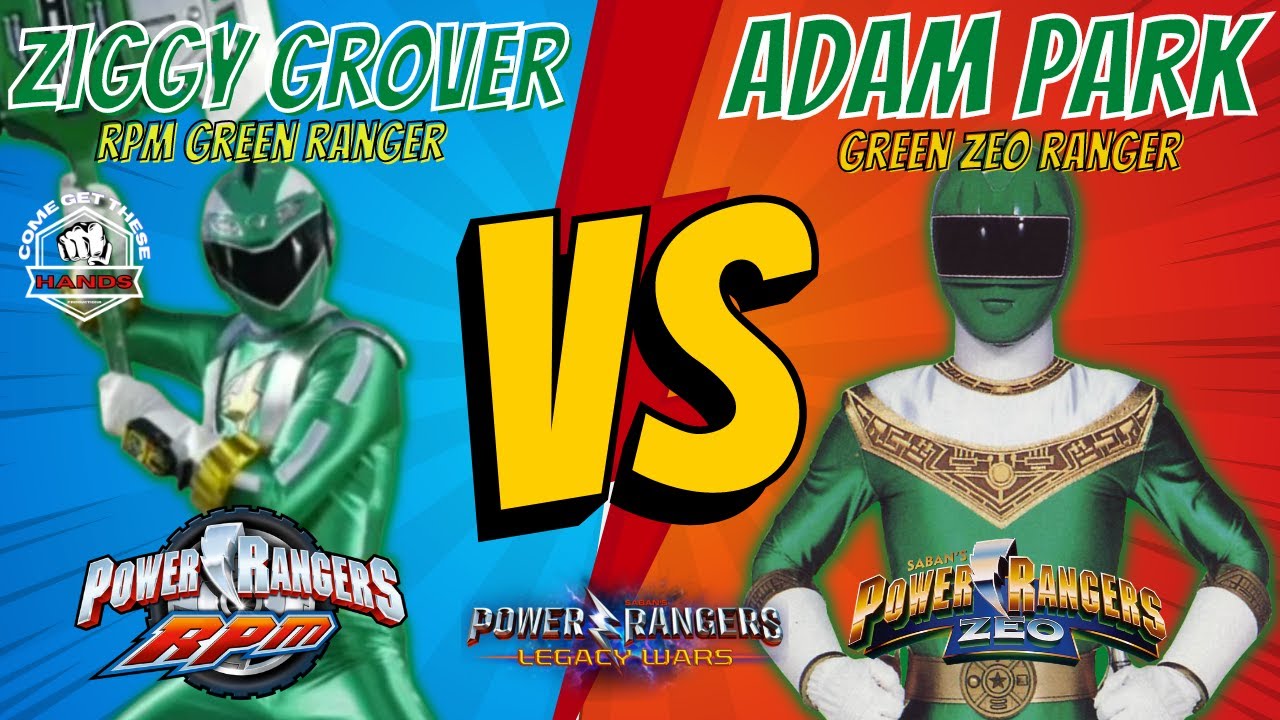 Power Rangers Legacy Wars Ziggy Grover RPM Green Ranger Vs Green Zeo ...